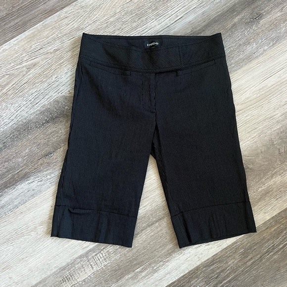bebe | Shorts | Bebe Pinstripe Shorts | Poshmark